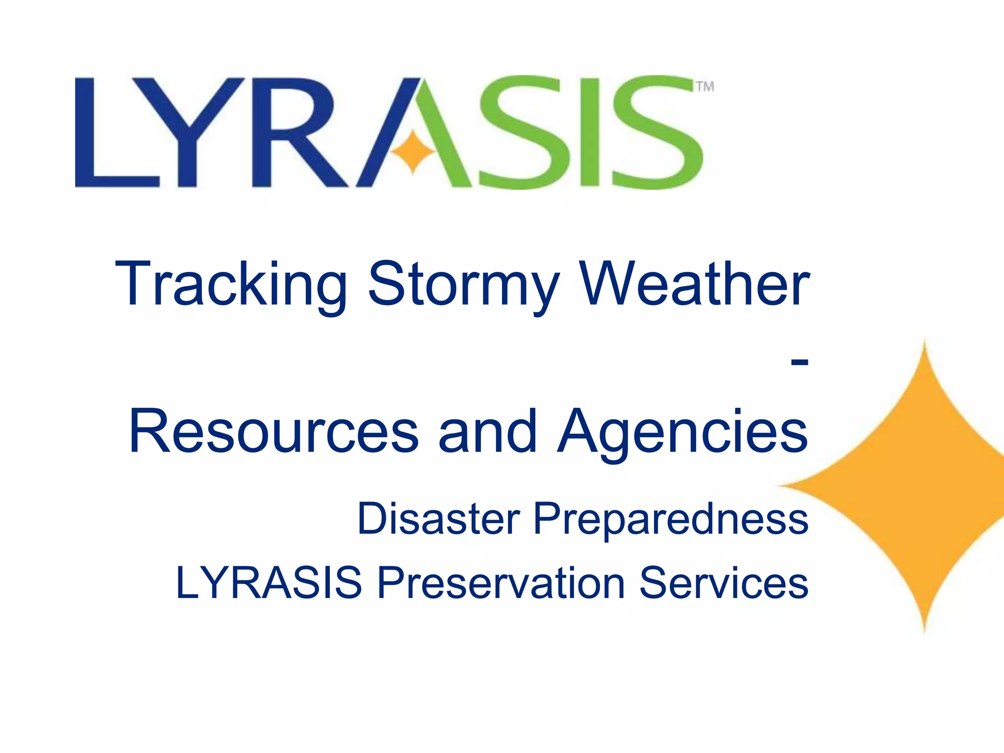 Tracking stormy weather | PPT
