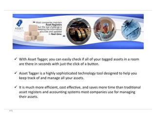 Tracking & Tagging your Company Assets in The Philippines | PPTX