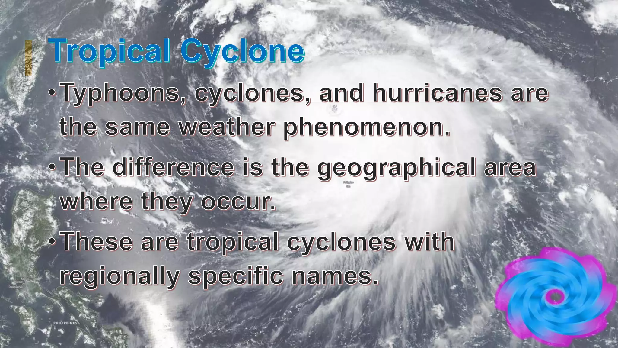 Tracking the path of a tropical cyclone | PPTX