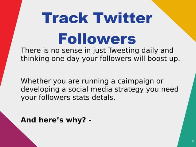 Benefit’s of Tracking Twitter Followers | PPT