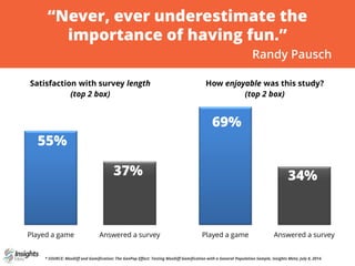 Game-Based Research: Implementing brand health and satisfaction ...