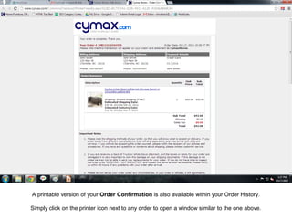 Tracking your cymax order | PPT