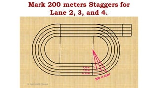 How to Mark 400m Track (Dr. Ajay Malik & Diwakar) | PPT
