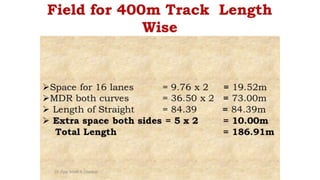 How to Mark 400m Track (Dr. Ajay Malik & Diwakar) | PPT