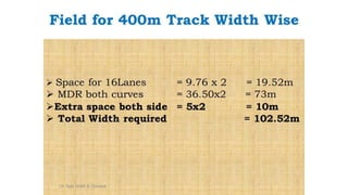 How to Mark 400m Track (Dr. Ajay Malik & Diwakar) | PPT