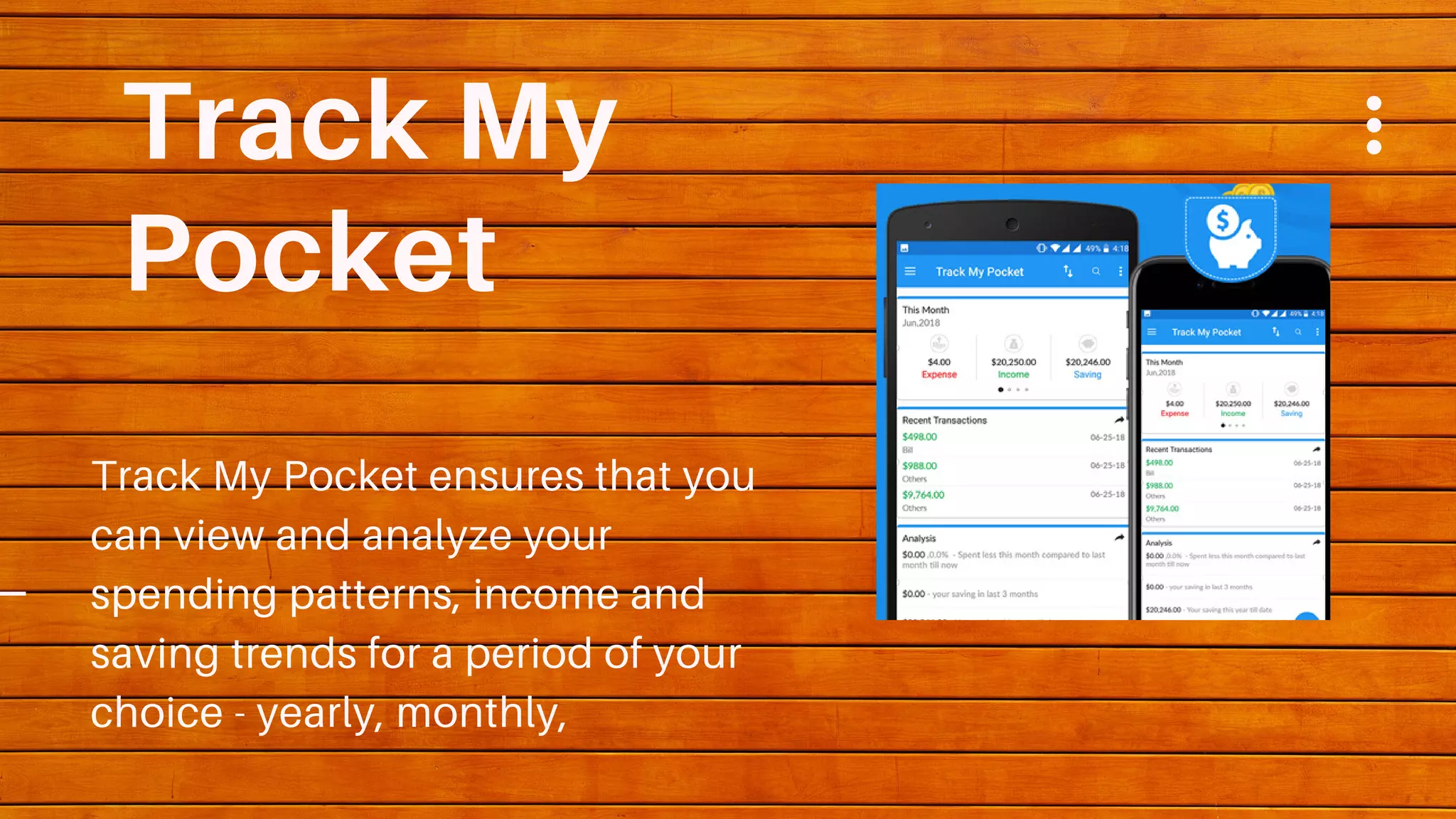 Track My Pocket | Expense management application | PPT