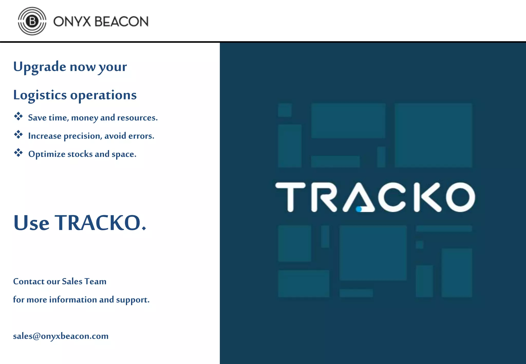 TRACKO - Asset Tracking integrated solution | PPT