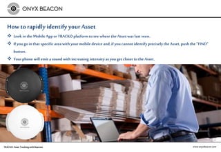 TRACKO - Asset Tracking integrated solution | PPTX