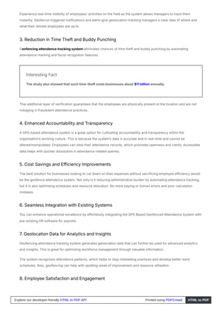GPS-Based Geofenced Attendance System for Employee Tracking | PDF