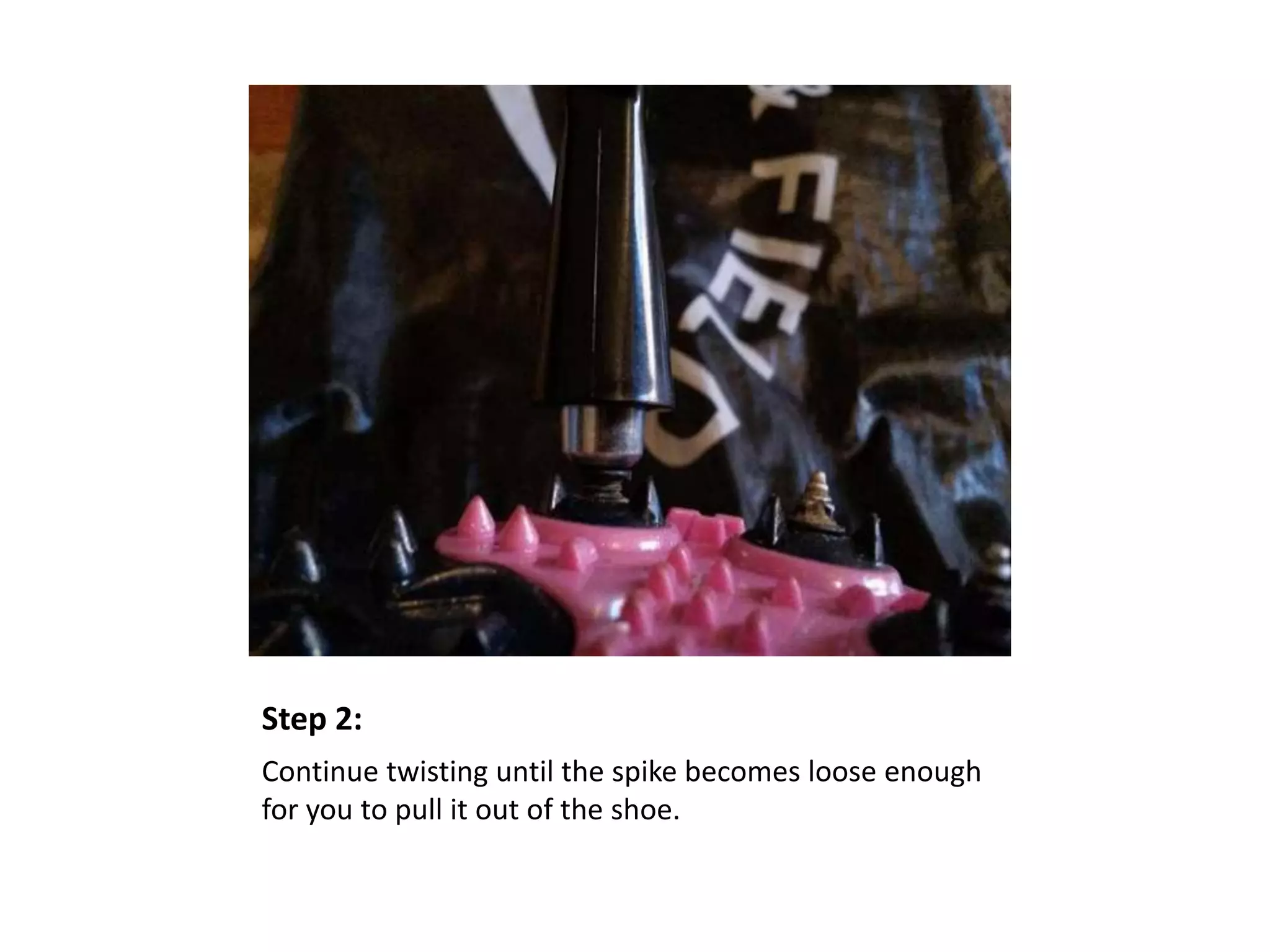 How to Change Your Track spikes | PPTX