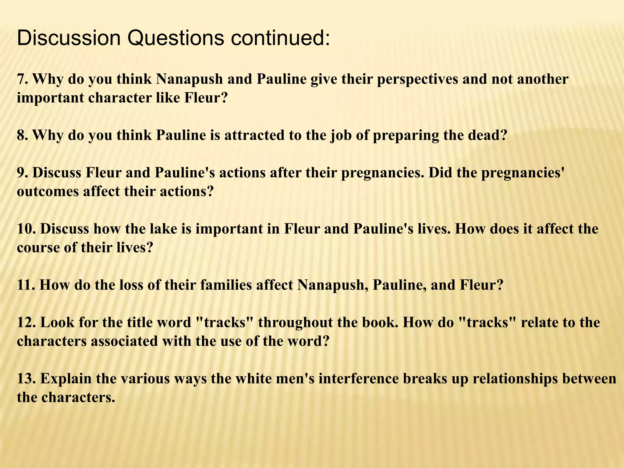 Tracks presentation | PPTX