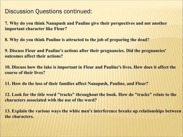 Tracks presentation 97 2003 | PPT