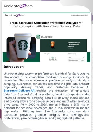 Track Starbucks Consumer Preferences via Real-Time Data.pptx