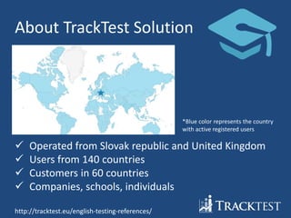 Tracktest English Assessment for Schools | PPT