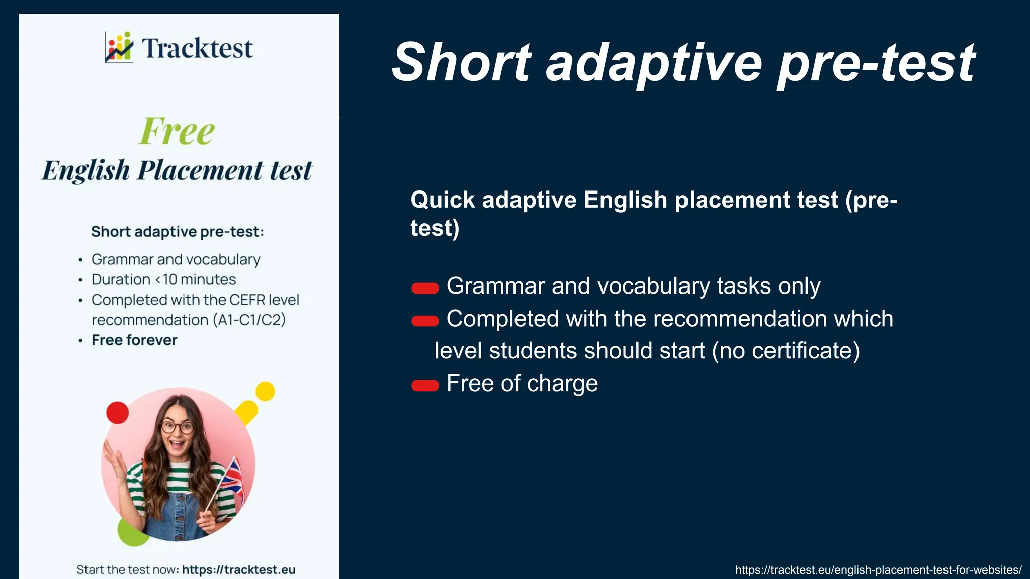 Tracktest English test for Schools and Organisations | PPT