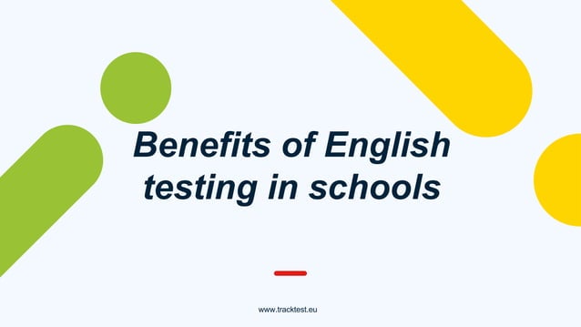 Tracktest English test for Schools and Organisations | PPT