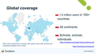 Tracktest English test for Schools and Organisations | PPT