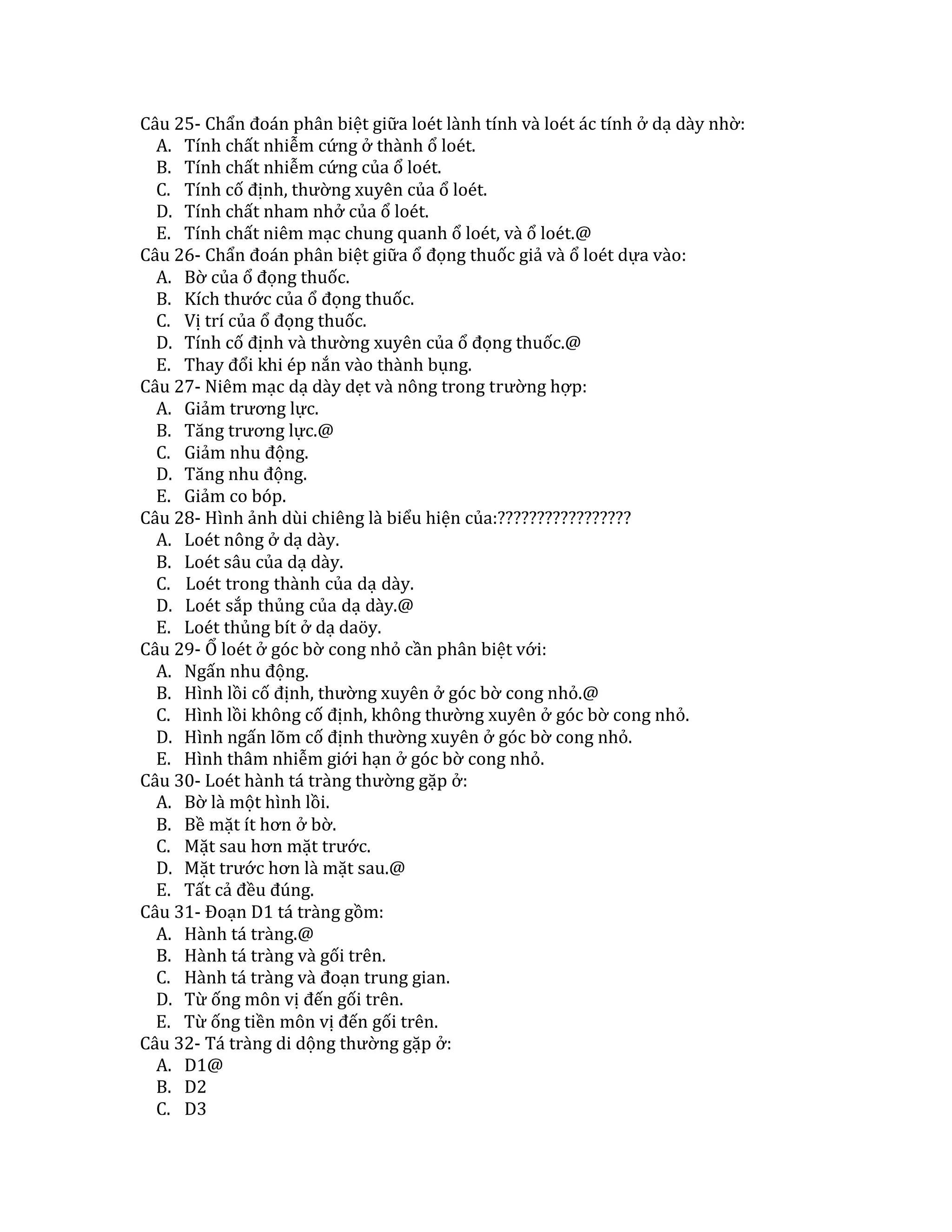 Trac nghiem chan doan hinh anh ( tong hop ) | PDF