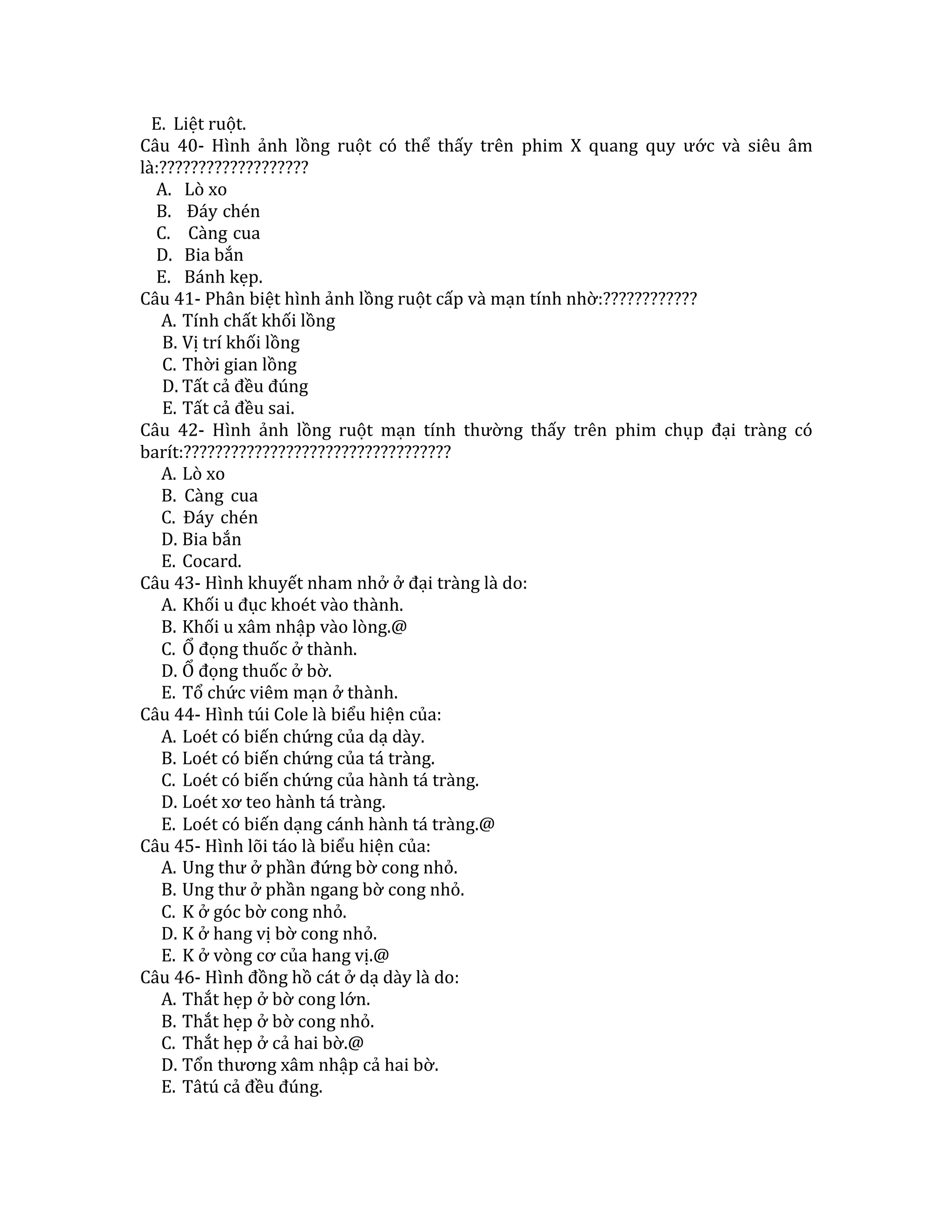 Trac nghiem chan doan hinh anh ( tong hop ) | PDF