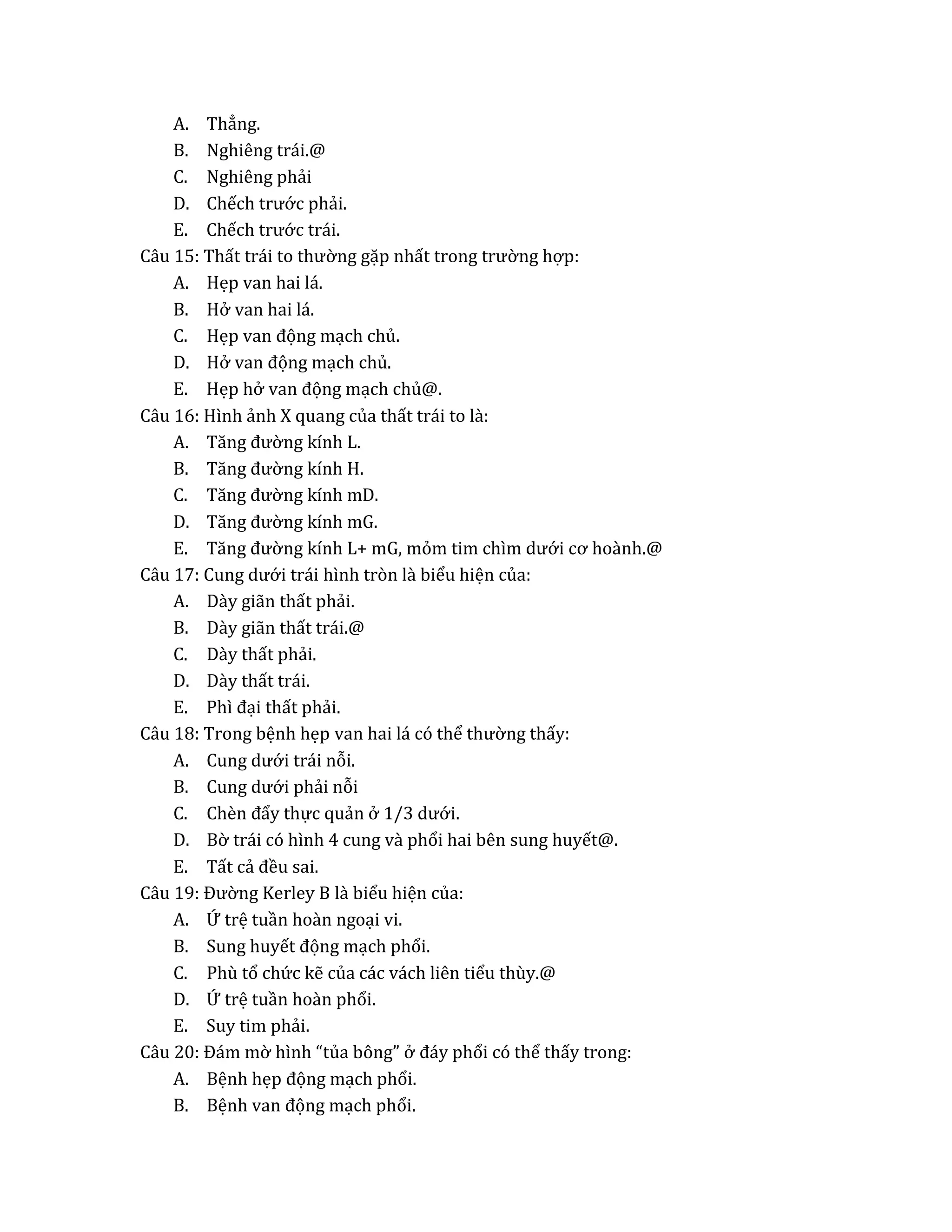 Trac nghiem chan doan hinh anh ( tong hop ) | PDF