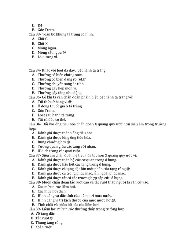 Trac nghiem chan doan hinh anh ( tong hop ) | PDF