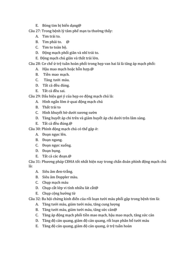 Trac nghiem chan doan hinh anh ( tong hop ) | PDF