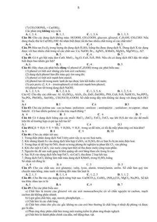 Trac nghiem ly thuyet hoa huu co vo co | PDF