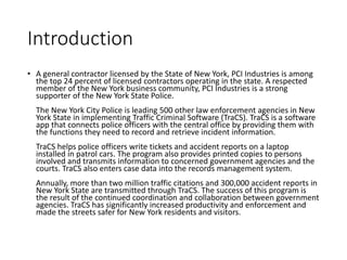 New York State Police Implementation of TraCS | PPTX