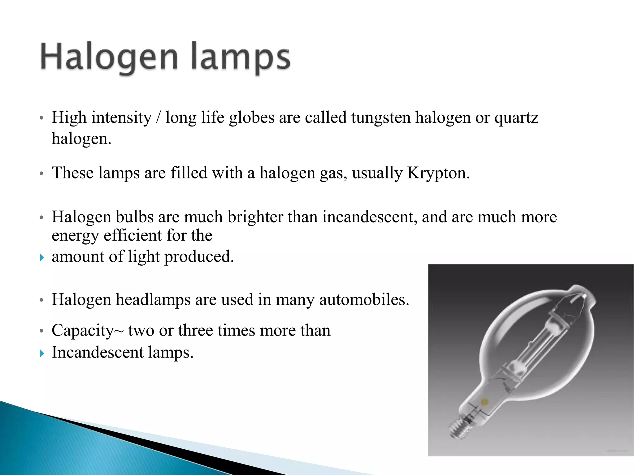 different type of lamps | PPTX