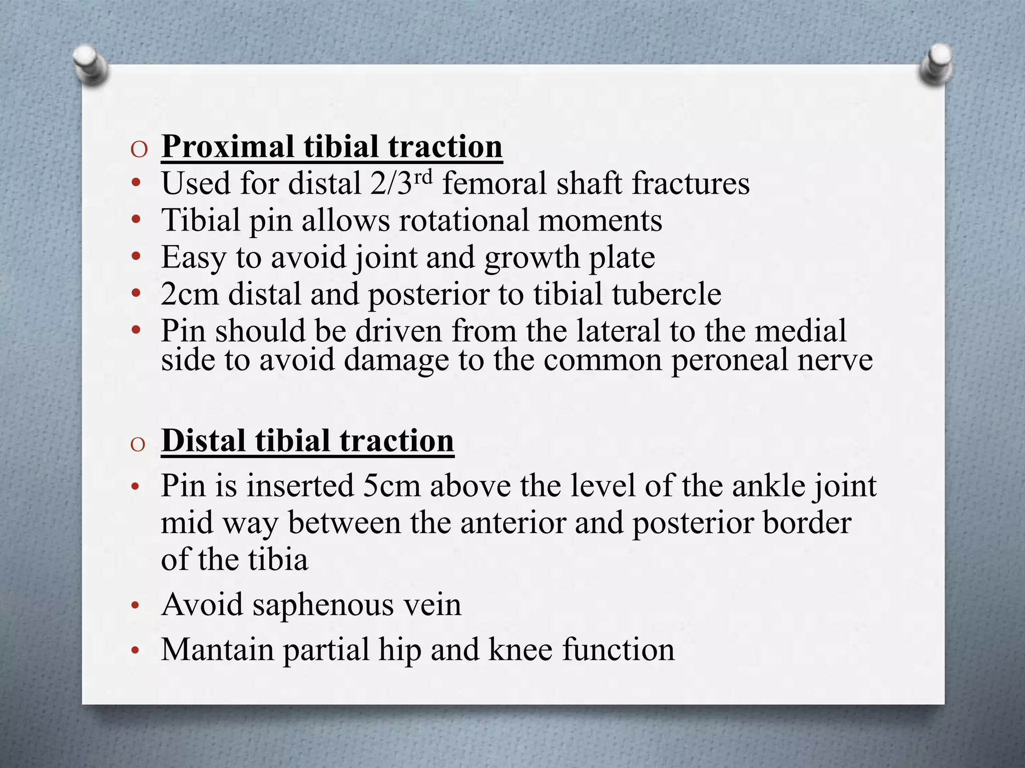 Traction in orthopaedics | PPTX