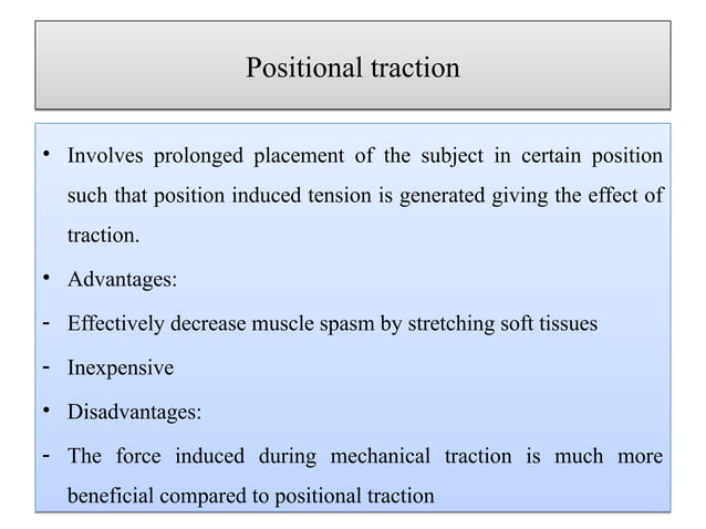 Traction | PDF | First Aid | Injuries