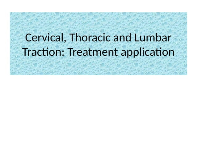 Traction | PDF | First Aid | Injuries