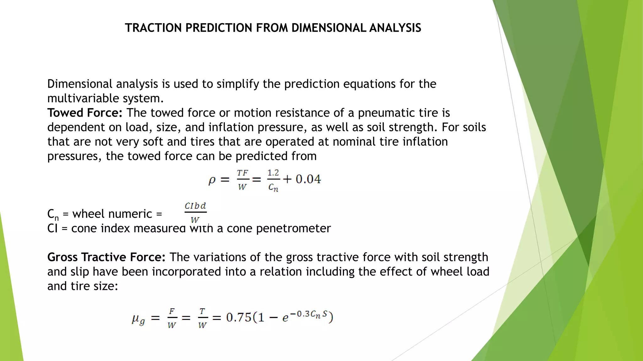 TRACTION AND ITS PREDICTION | PPTX