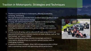 TRACTION AND ITS PREDICTION | PPT