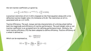 TRACTION AND ITS PREDICTION | PPT