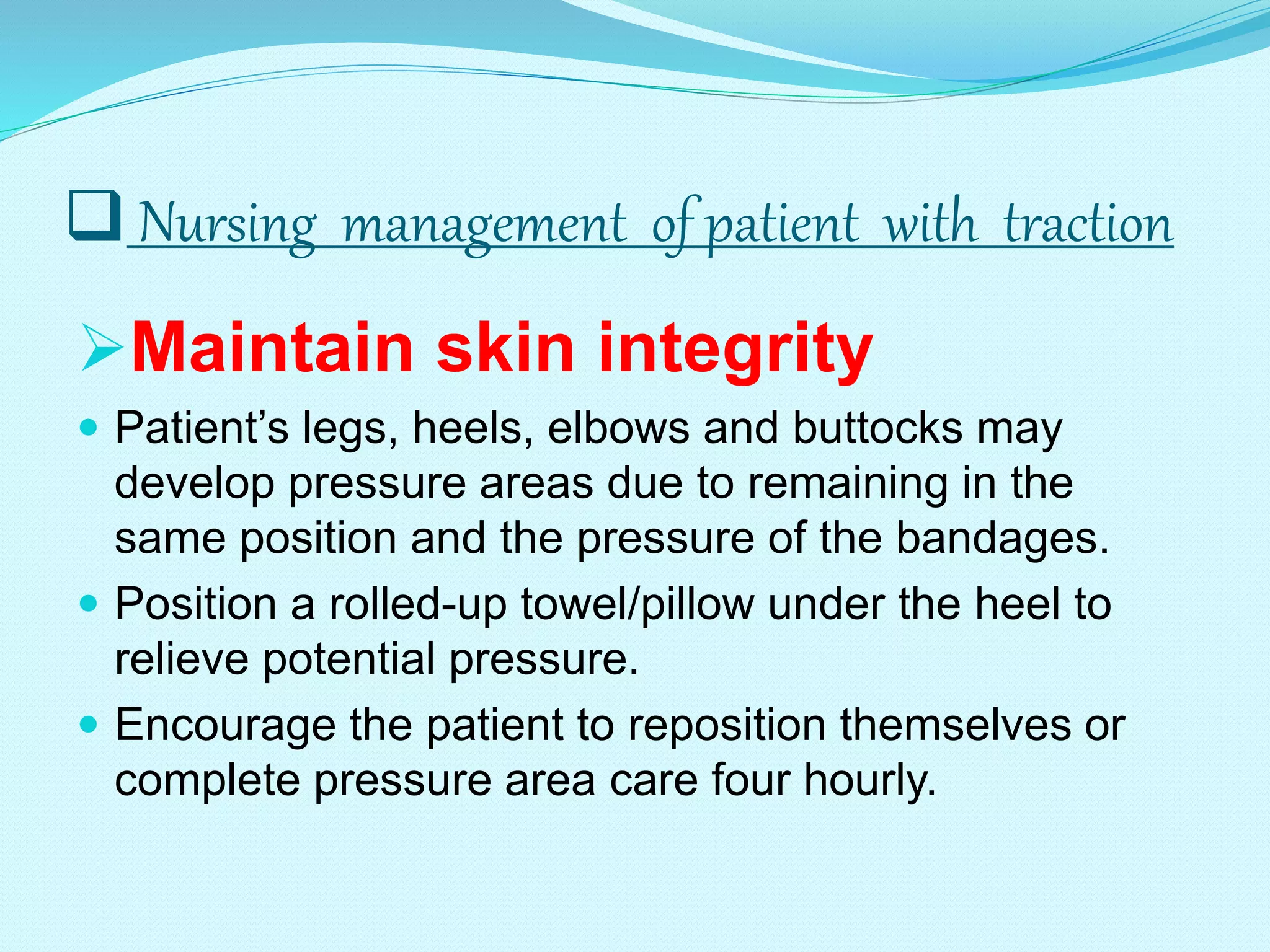 TRACTION for nursing students | PPTX