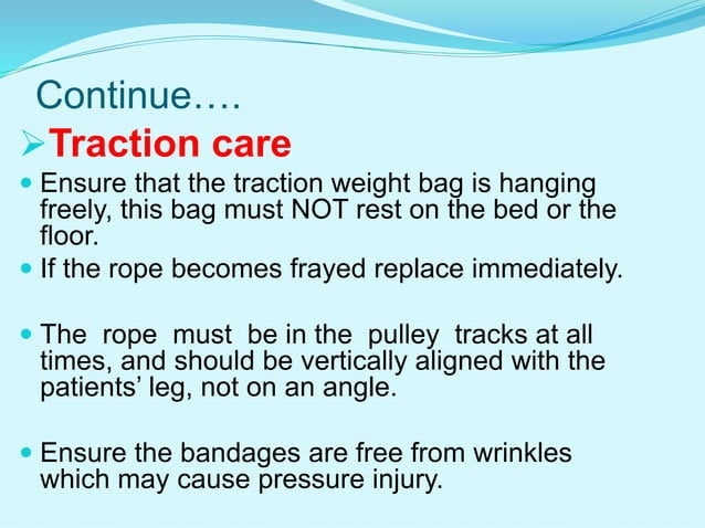 TRACTION for nursing students | PPTX | First Aid | Injuries