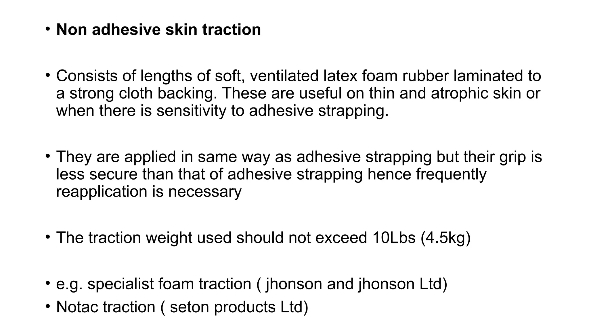 Traction used in orthopedics and practice | PPTX