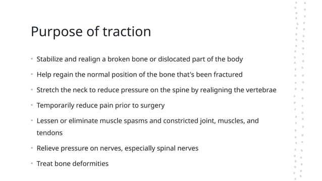 TRACTION.pptx orthopedics lecture series | PPT