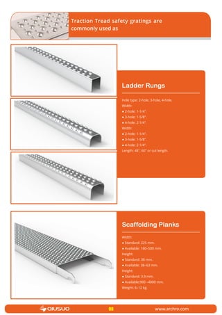 Traction tread-safety-gratings | PDF