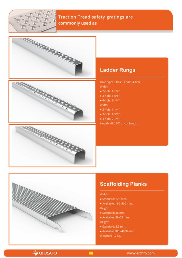 Traction tread-safety-gratings | PDF