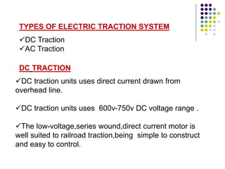 Electrical Traction for Electrical students | PPT