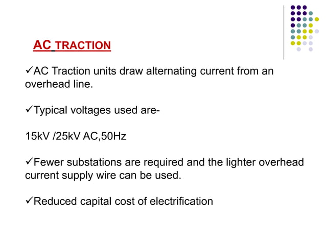 Electrical Traction for Electrical students | PPT