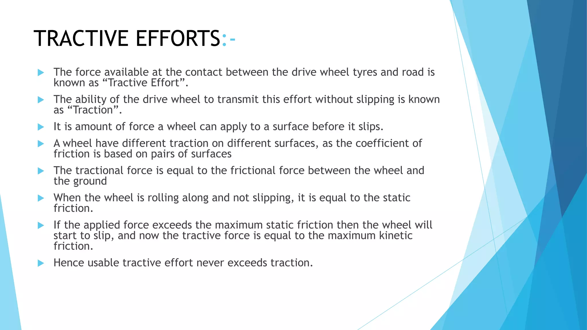 Traction and Tractive Effort.pptx