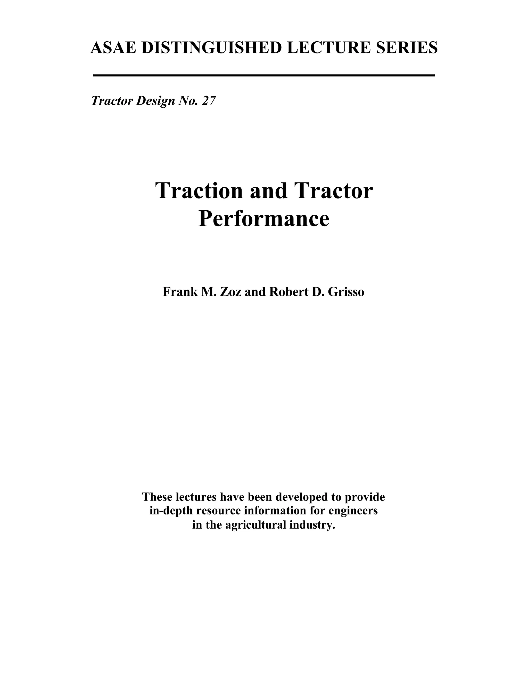 Traction and tractor_performance | PDF