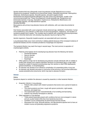 Traction bronchiectasis bronchiectasis notes | DOC | Lung and ...