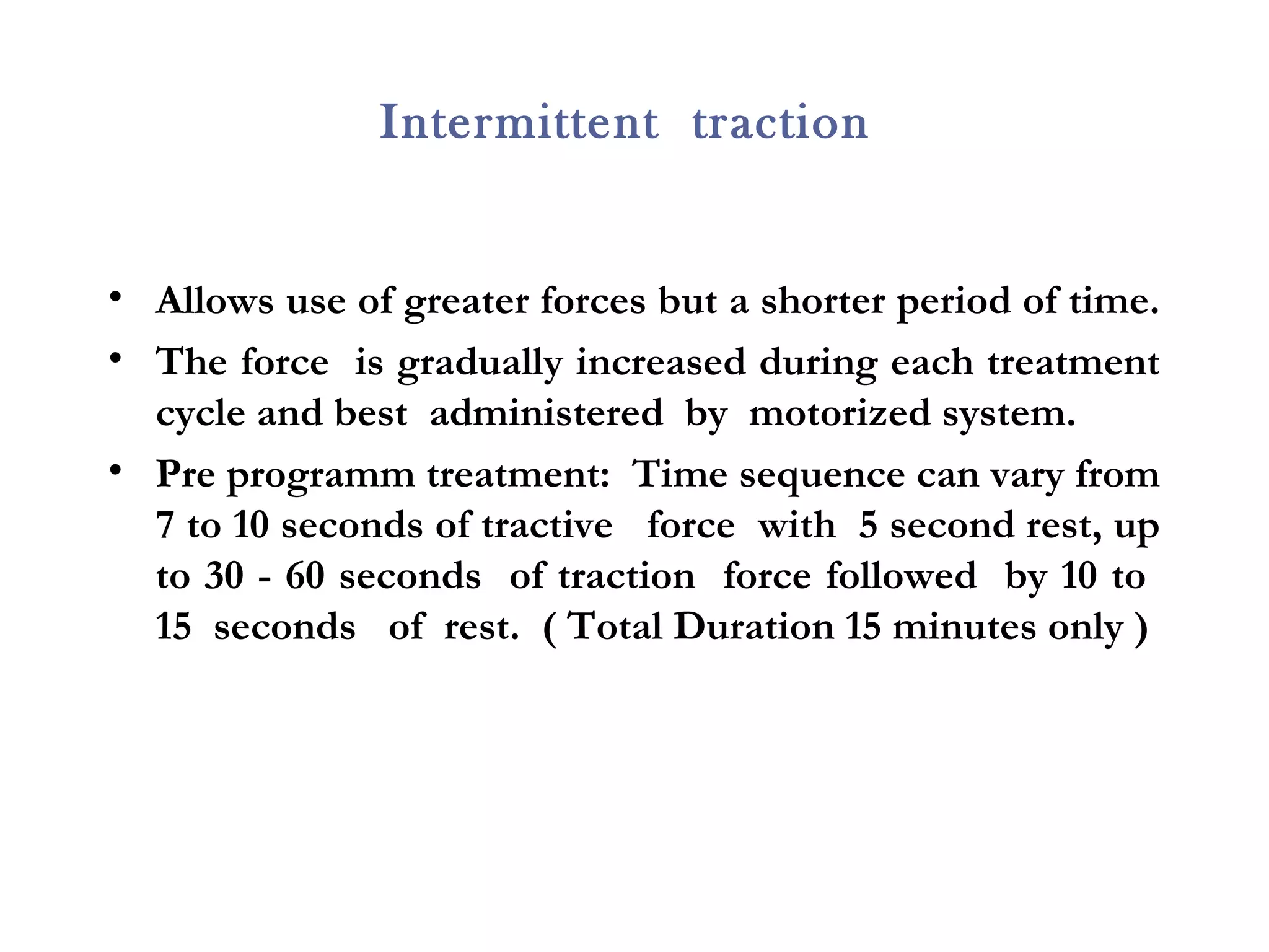 Traction (cervical pelvic) | PPT
