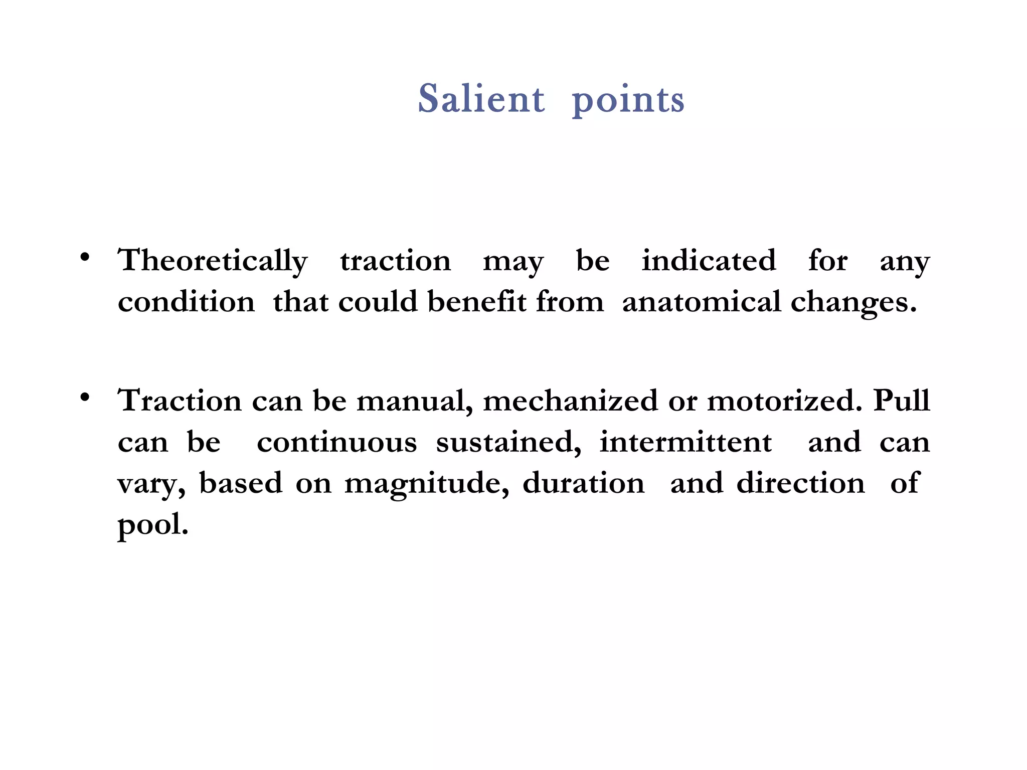Traction (cervical pelvic) | PPT