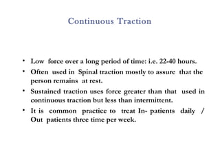 Traction (cervical pelvic) | PPT