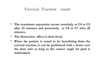 Traction (cervical pelvic) | PPT